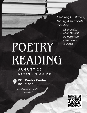 Poetry Reading | University of Texas Libraries | University of Texas at ...