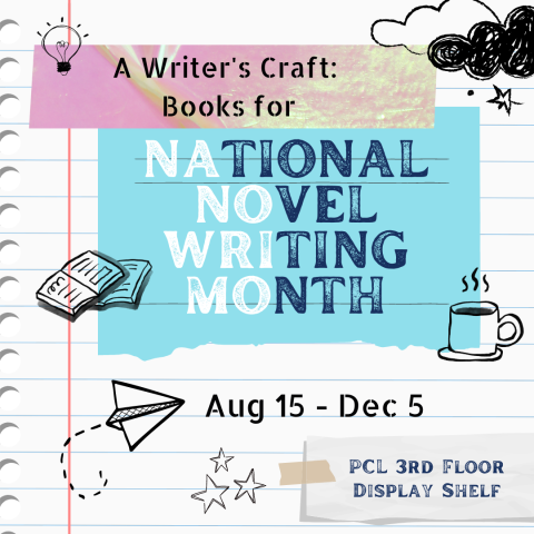 A Writer’s Craft: Books for National Novel Writing Month | University ...